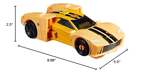 Transformers Toys EarthSpark Deluxe Class Bumblebee Action Figure, 5-Inch, Robot Toys for Kids Ages 6 and Up