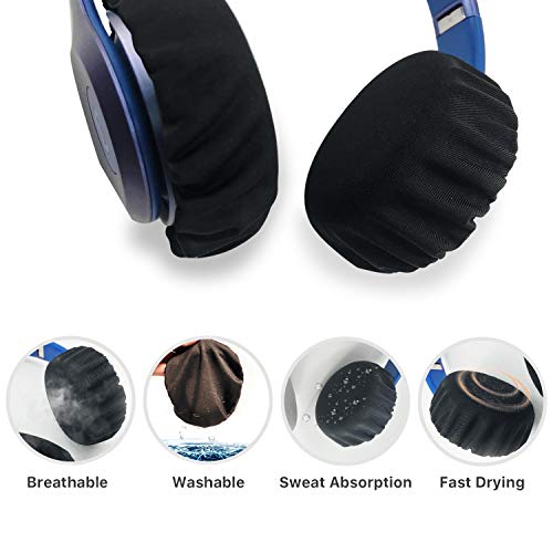 Aleicx 2 Pairs Washable Sanitary Earpads Headphone Covers Compatible/Replacement for Bose Noise Cancelling 700 (NC700)/QC45/35/25 Headphones Ear pad, Earcup Good for Gym, Training, Gaming