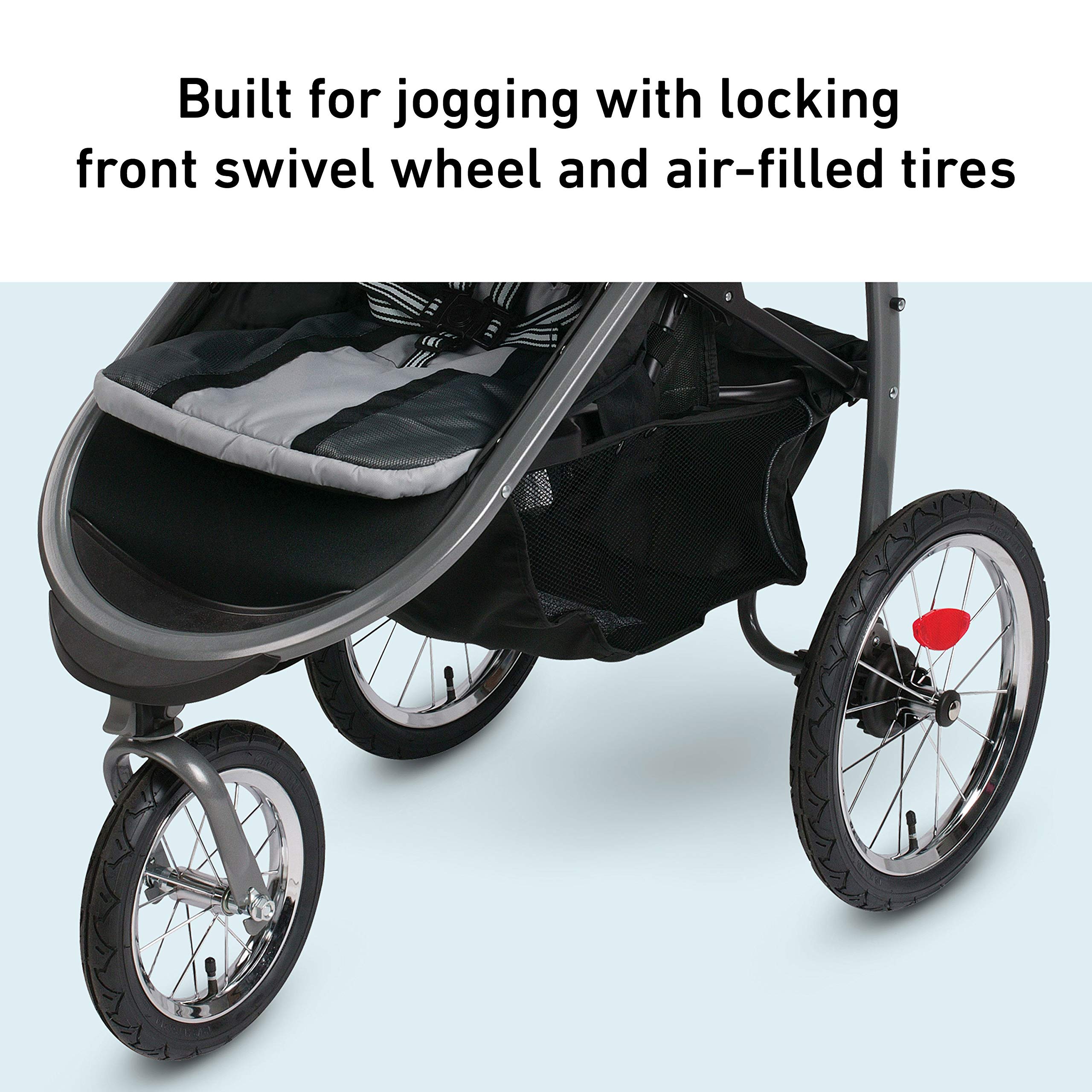 Graco FastAction Fold Jogger Travel System with SnugRide 35 Infant Car Seat and Base | Gotham
