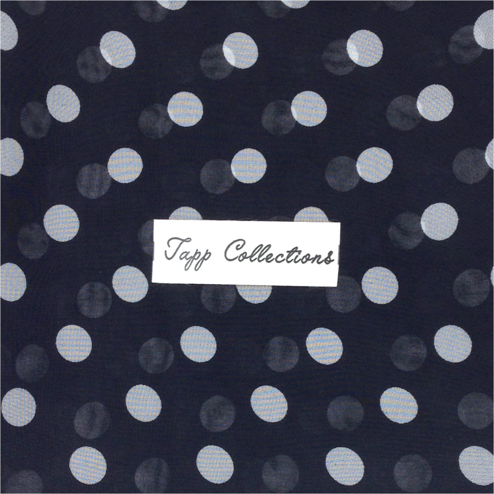 Fashionable Polka Dots Soft Chiffon Scarf - Black