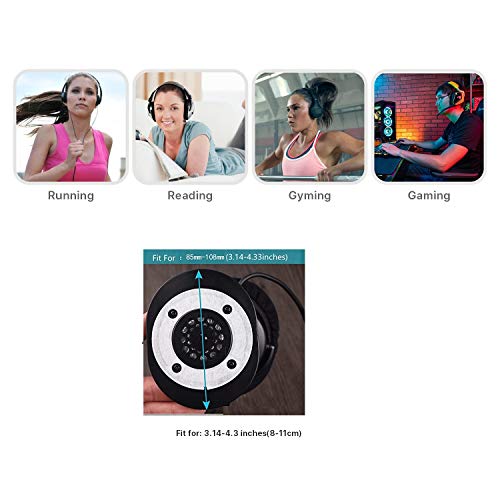 Aleicx 2 Pairs Washable Sanitary Earpads Headphone Covers Compatible/Replacement for Bose Noise Cancelling 700 (NC700)/QC45/35/25 Headphones Ear pad, Earcup Good for Gym, Training, Gaming