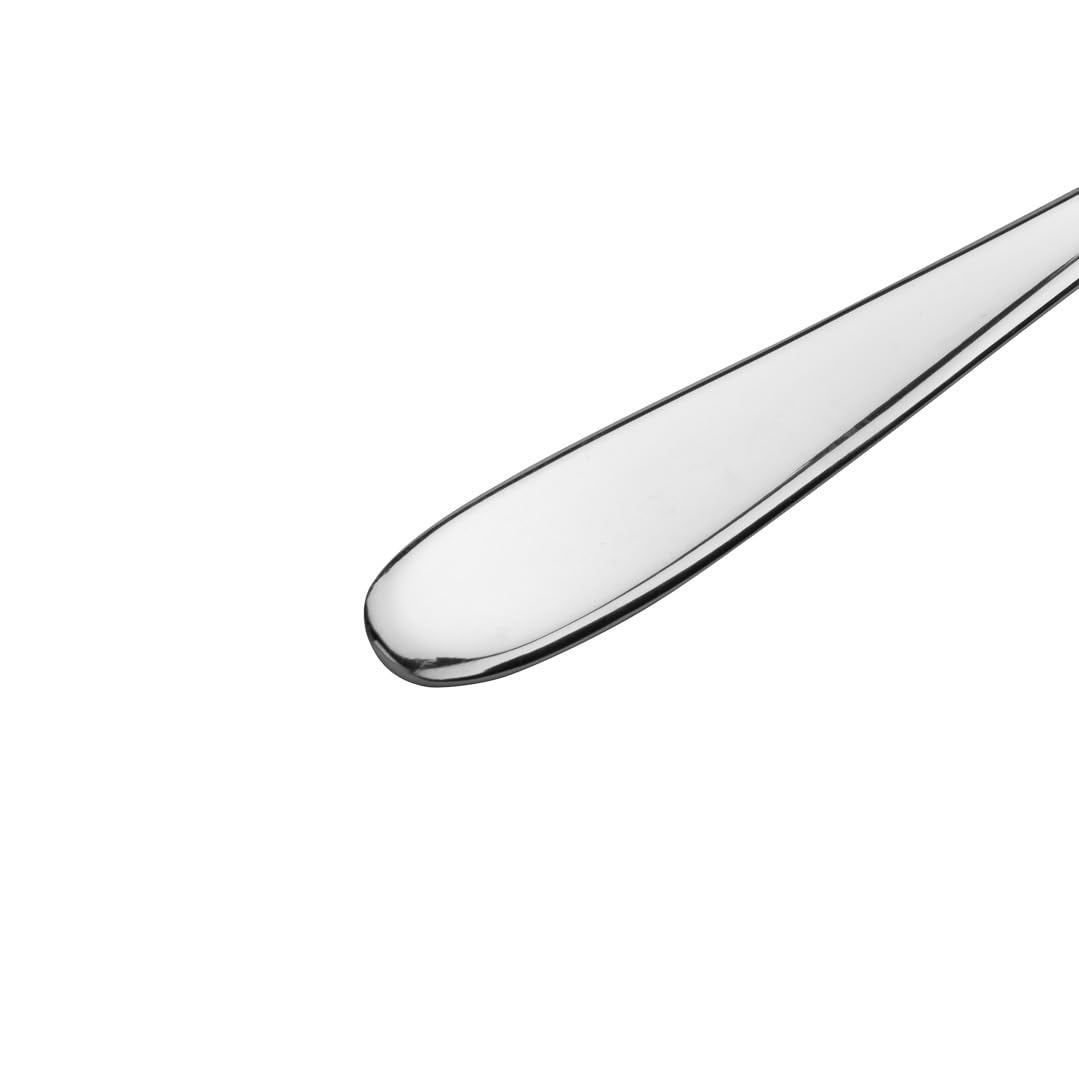 Restaurantware Sovereign 7.8 Inch Table Spoons 2 Heavy-Duty Dinner Spoons - 18/10 Stainless Steel Tableware Dishwashable Sturdy Eating Spoons Appetizer Spoons For Homes Or Restaurants