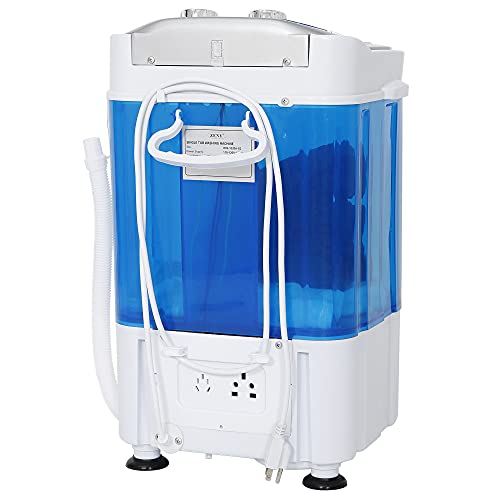 LEMY Mini Baby Washing Machine Portable and Compact Laundry Washer with 8.8lbs Washing Capacity, Single Tub, Blue