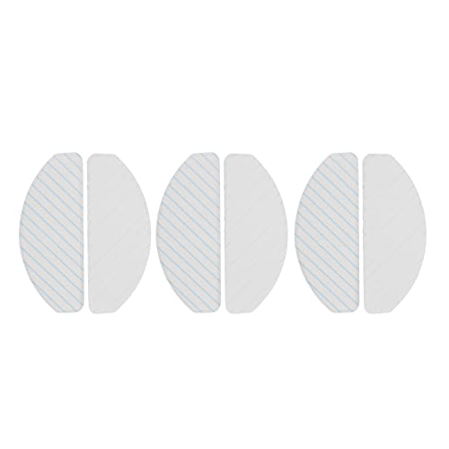Tnfeeon 6 Pcs Vacuum Cleaner Mop Cloth for Yeedi Vac 2pro Vacuum Cleaner Cleaning Pads Replacement Parts Sweeper Accessories