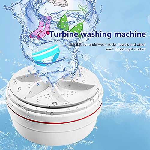 Portable Mini Washing Machine, USB Mini Dishwashers,Turbo Washing Machine,Water-saving Ultrasoni-c cleaning Washing Machine, Suitable for Travel Business Trip or College Rooms