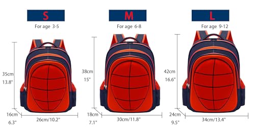 Dasellbag Toddler School Backpack Elementary Student Schoolbag Waterproof Lightweight Comic Bookbag for Boys Girls(SL-L)