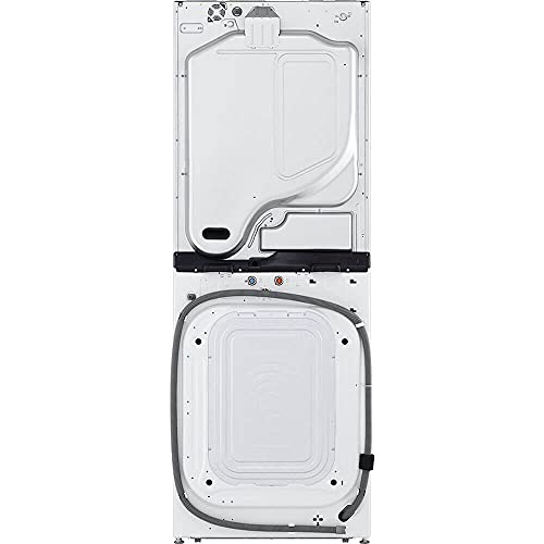 LG WKEX200HWA Compact 2 in 1 Laundry and Dryer Combo 27 Inch Washing machine 6 cycles, Laundry Center, Energy Star Certified, Washtower, Wrinkle Free, Wifi and Turbosteam technology with sensor for house and apartment in white