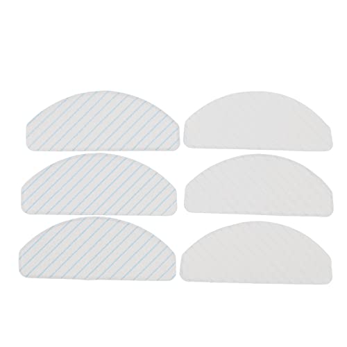 Tnfeeon 6 Pcs Vacuum Cleaner Mop Cloth for Yeedi Vac 2pro Vacuum Cleaner Cleaning Pads Replacement Parts Sweeper Accessories