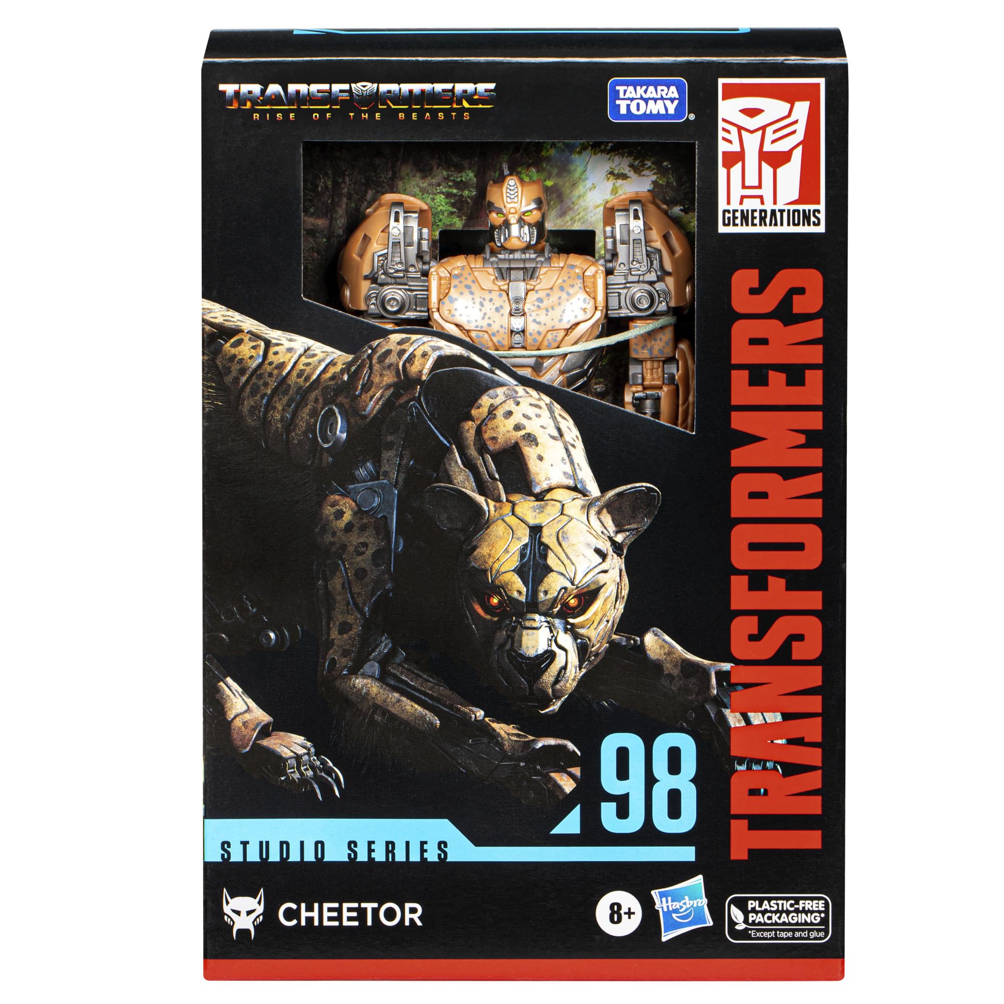 Transformers Studio Series Voyager 98 Rise of The Beasts Cheetor 16.5 cm Action Figure