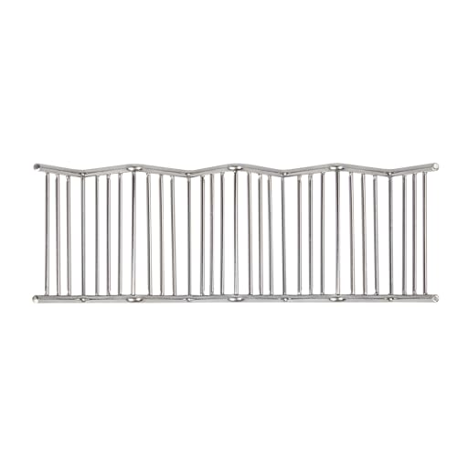 Restaurantware 7.1 Inch x 2.5 Inch Taco Stand 1 Rectangle Taco Rank - Fits 4 Tacos Reversible Silver Stainless Steel Taco Holder Dishwasher Safe For Hard Or Soft Shells