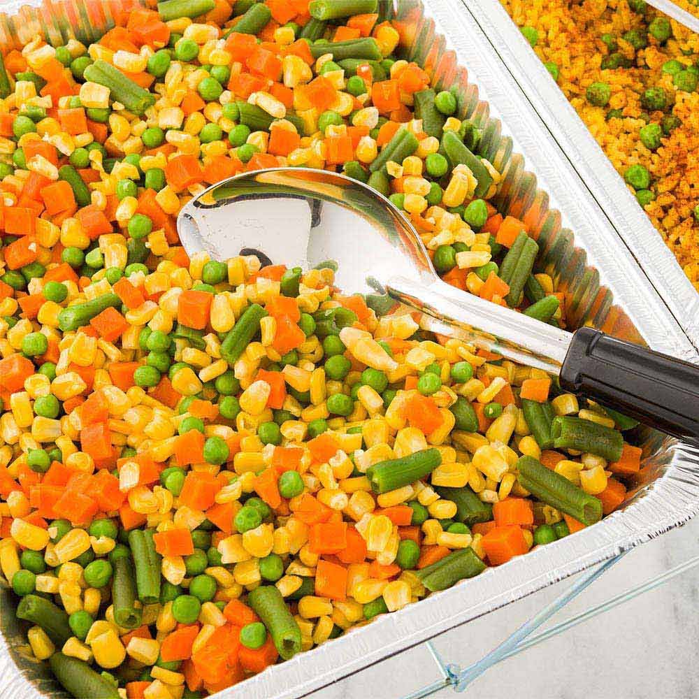 Restaurantware-11 Inch x 2.75 Inch Serving Spoon, 1 Solid Catering Spoon - Polished Finish, Dishwashable, Stainless Steel Buffet Spoon, Serving Utensil For Parties, Catering, Banquets, or Homes