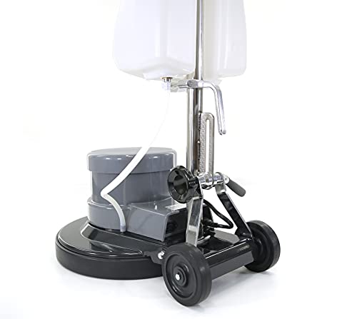 Industrial Floor Polisher Machine with (1 Tank + 2 Brushes + 1 Pad Holder) ,1.5 HP