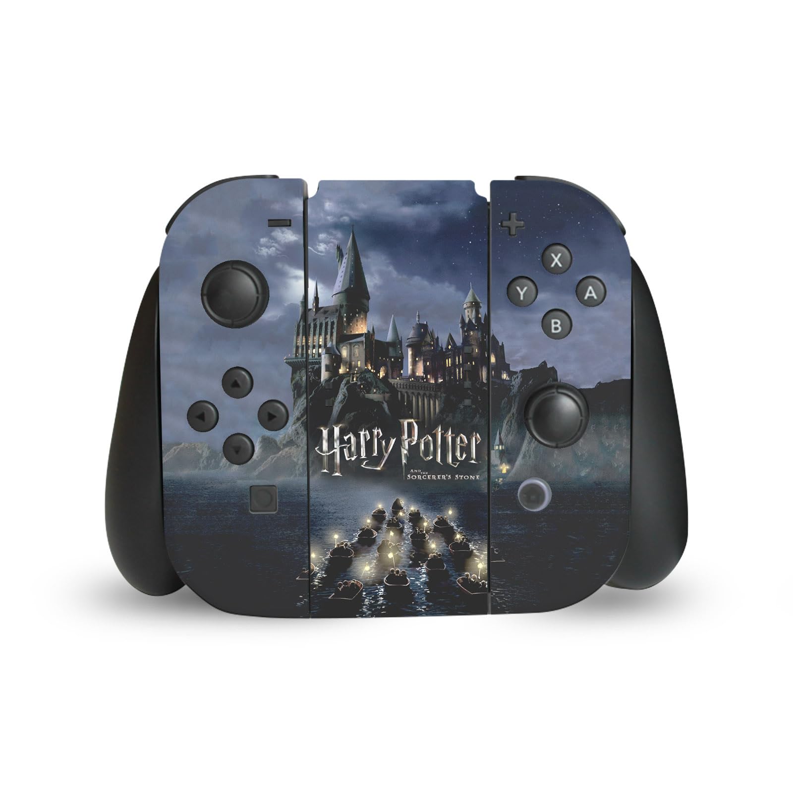 Head Case Designs Officially Licensed Harry Potter Castle Graphics Vinyl Sticker Gaming Skin Decal Cover Compatible With Nintendo Switch Console & Dock & Joy-Con Controller Bundle