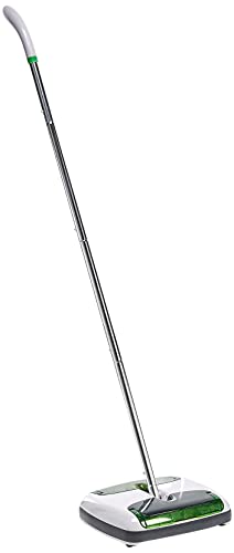 Scotch-Brite Quick Floor Sweeper for Hard Surface Floors and Low Pile Carpet, 7.5 Cleaning Path, Lightweight, No Refills to Buy