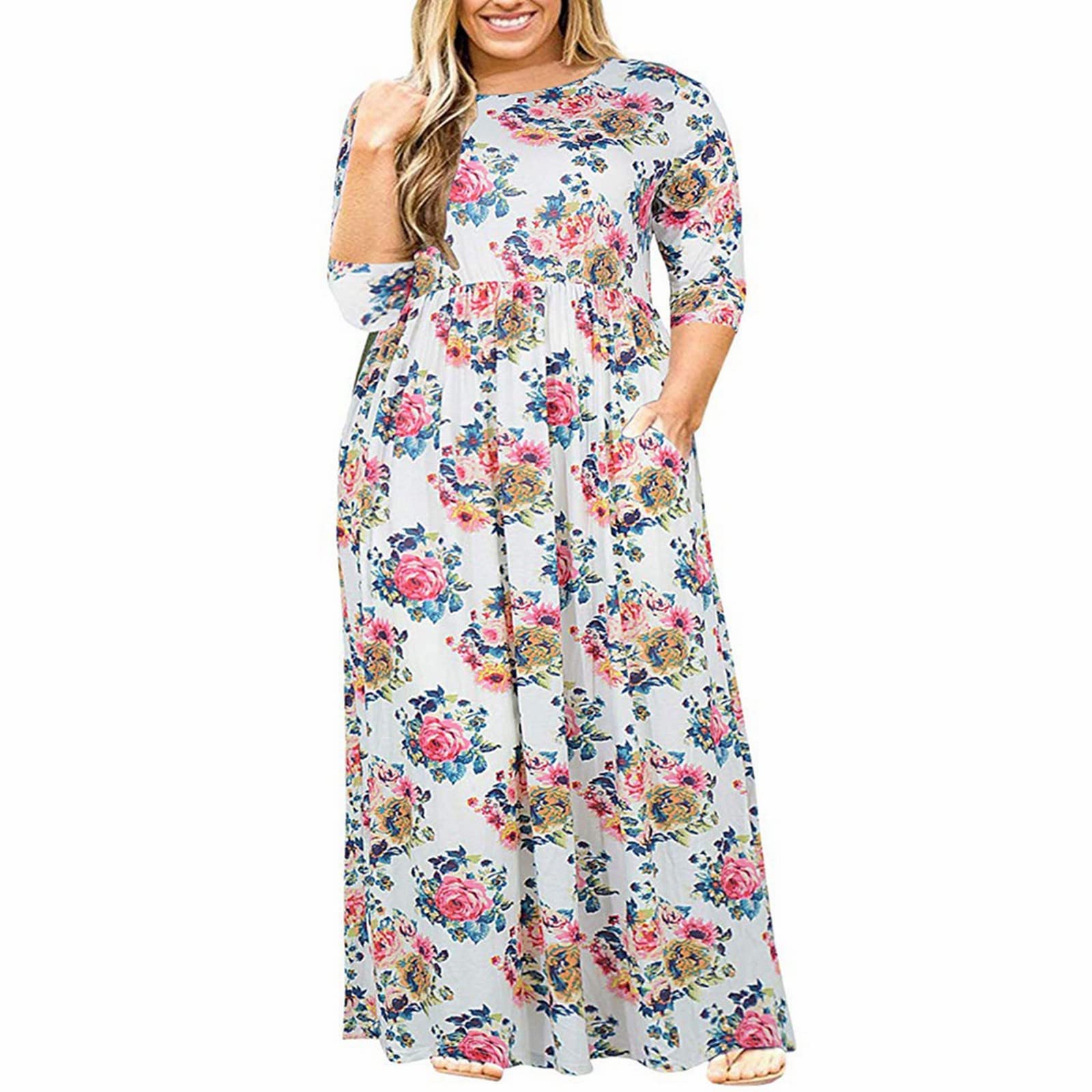 Wedding Dresses for Guest Casual Tie Waist Midi Dresses Polka Dot Print Ruffle Short Sleeve Dress