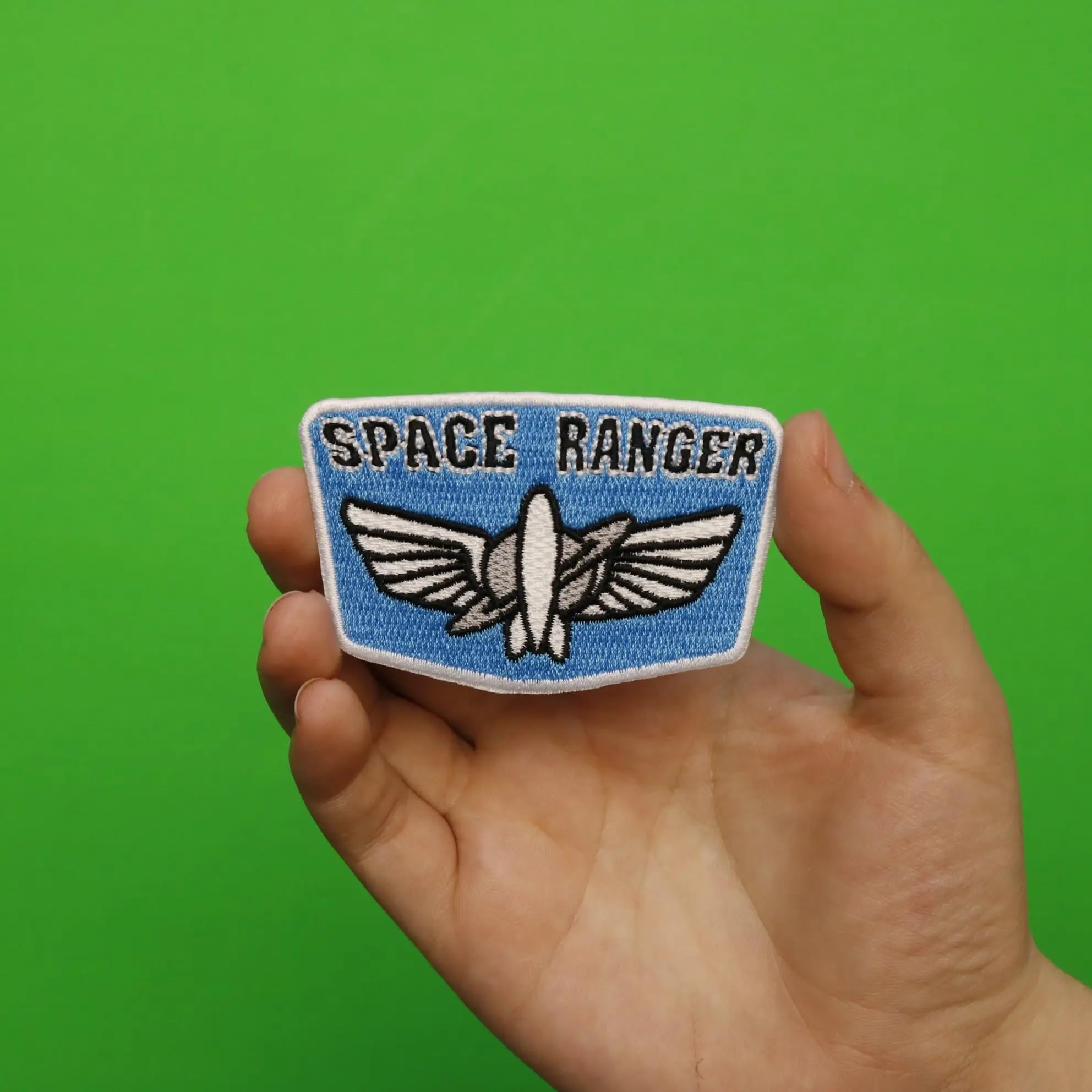 Space Ranger Badge Patch Movie Wings Embroidered Iron On