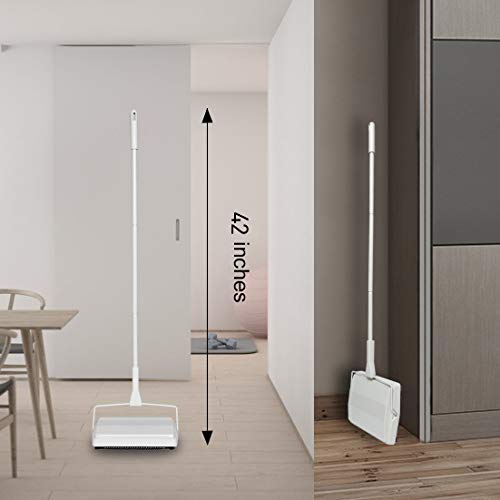 JEHONN Carpet Floor Sweeper with Horsehair, Tub Tile Scrub Brush 3 in 1 Shower Brush