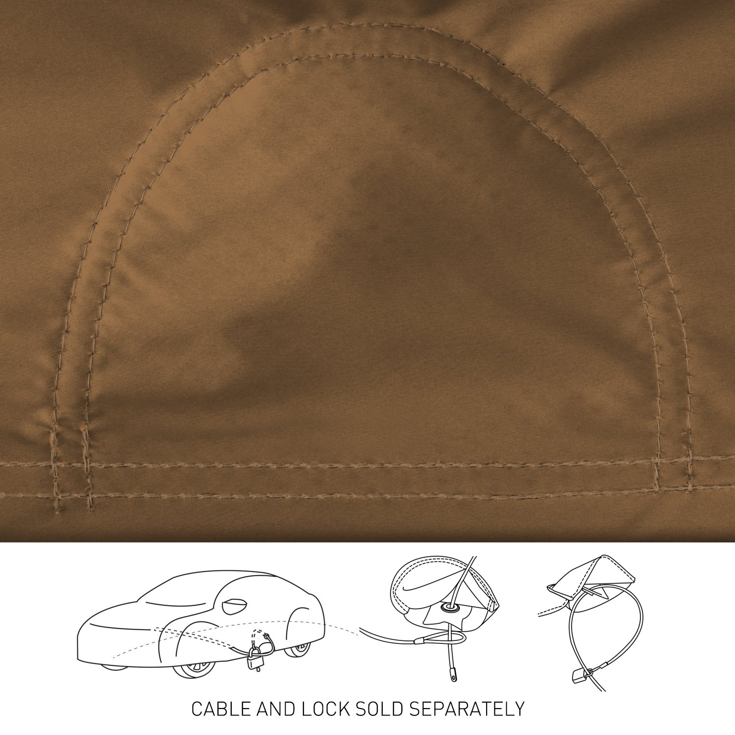 Coverking Custom Fit Car Cover for Select Ferrari F40 Models - Stormproof (Tan)