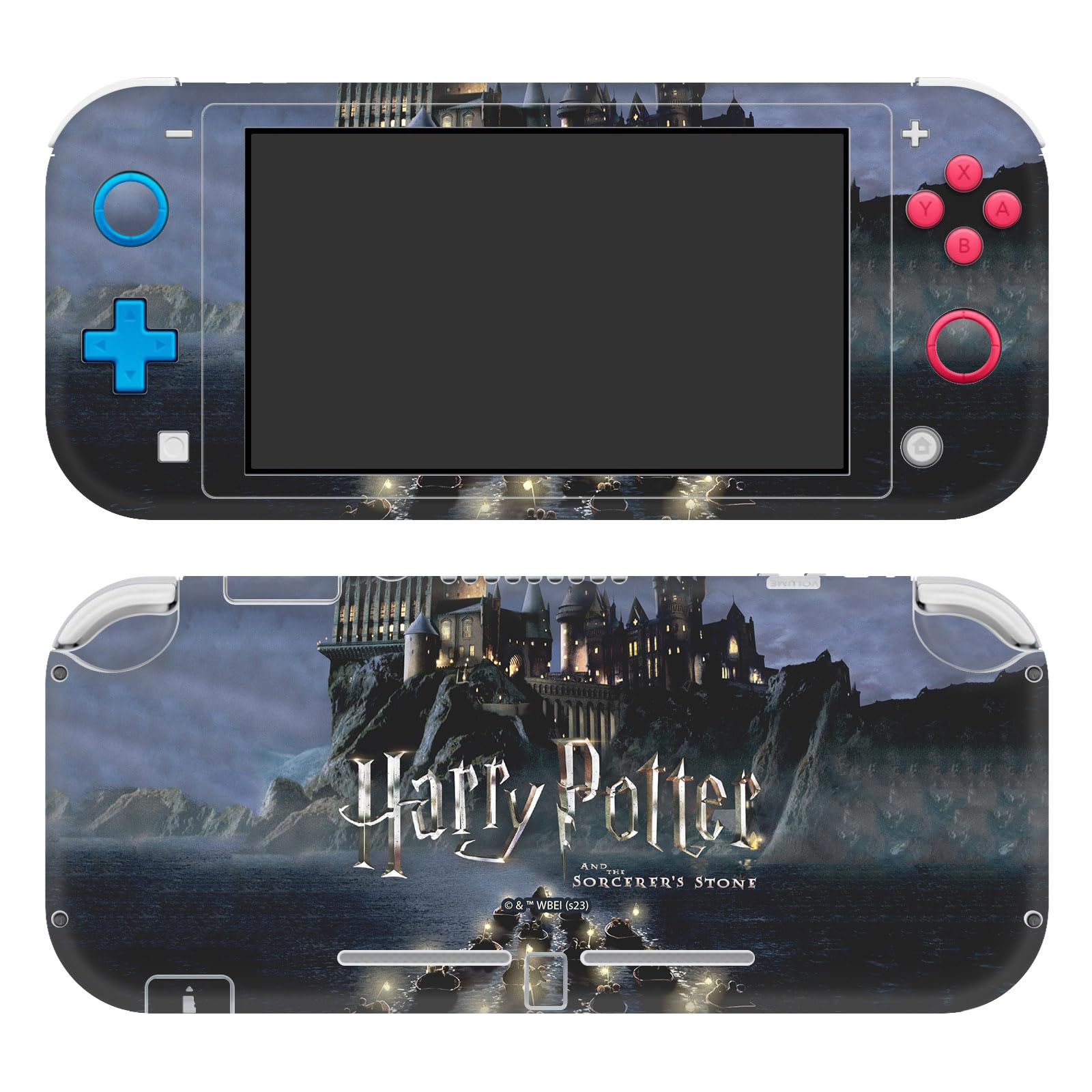 Head Case Designs Officially Licensed Harry Potter Castle Graphics Vinyl Sticker Gaming Skin Decal Cover Compatible With Nintendo Switch Lite