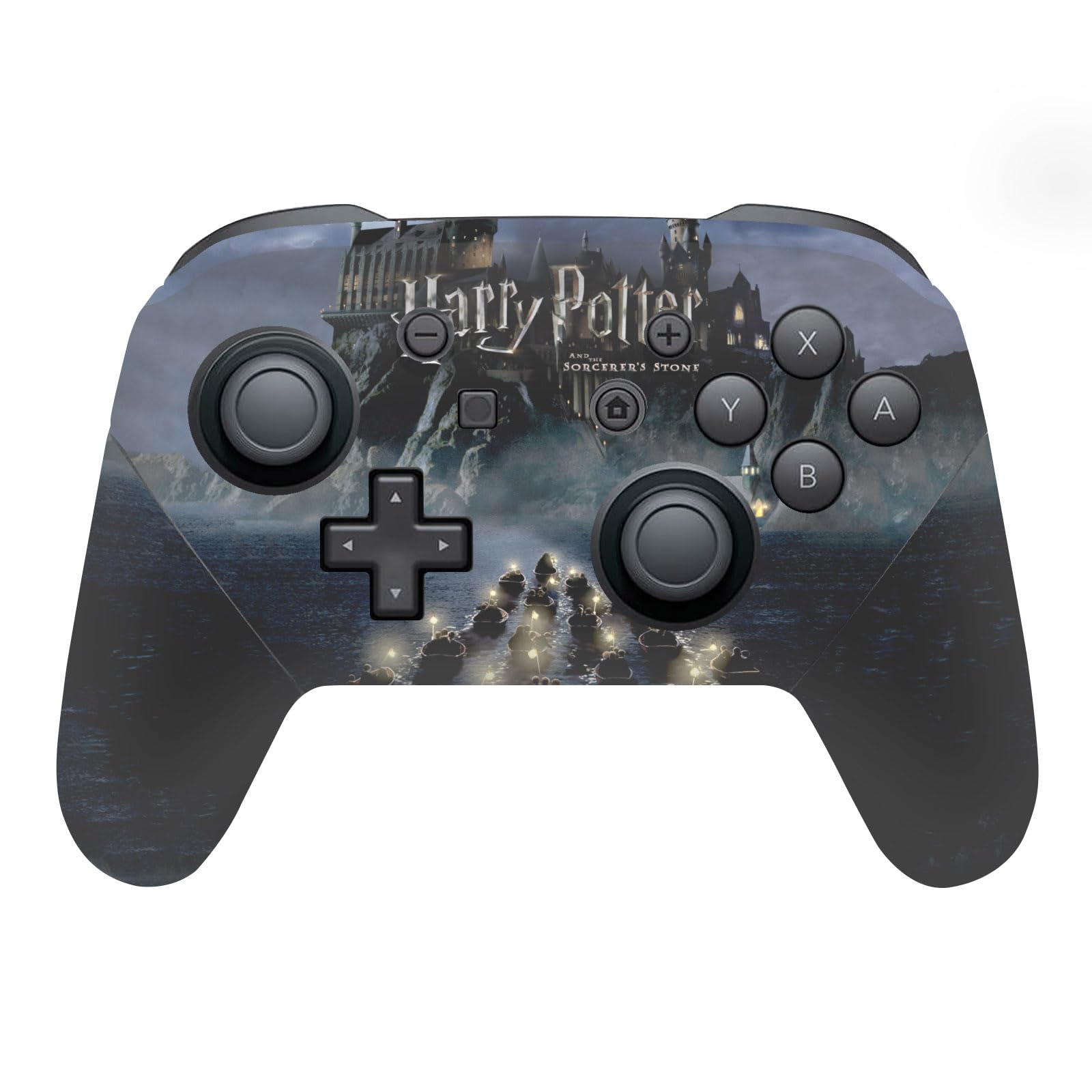 Head Case Designs Officially Licensed Harry Potter Castle Graphics Vinyl Sticker Gaming Skin Decal Cover Compatible With Nintendo Switch Pro Controller