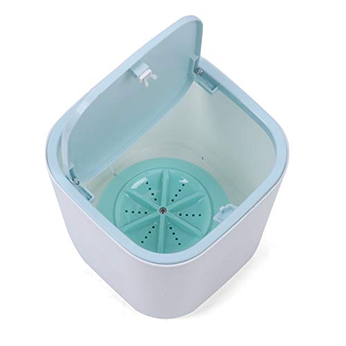 Mini Portable Washing Machine Underwear Ultrasonic Washing Machine Compact Laundry Machine with USB Cord for Underwear, Socks, Baby Clothes 3.8 L