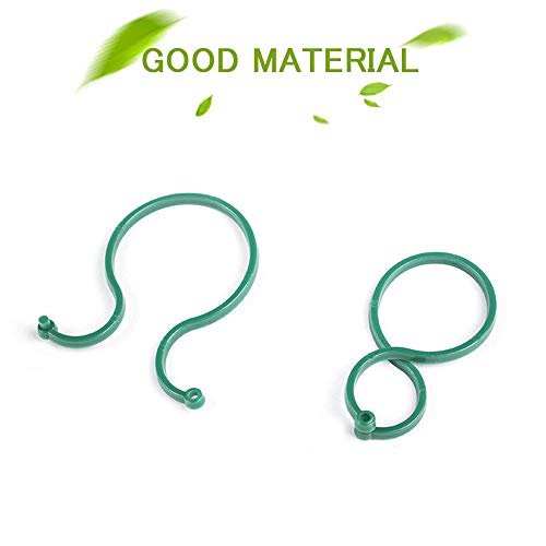 Plant Twist Clip Ties Garden Plant Support Clips Vegetables Tomato Vine Flower Clips Plant Locks for Securing Plants(100 Pcs )