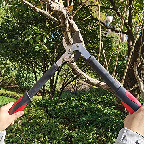 Lopper Heavy Duty Branch Cutter, YRTSH Tree Clippers with Compound Action, Chops Thick Branch Ease, Garden Loppers Pruning, 18 Inch Tree Trimmer with 1.6β Clean Cut Capacity (18 Inch)