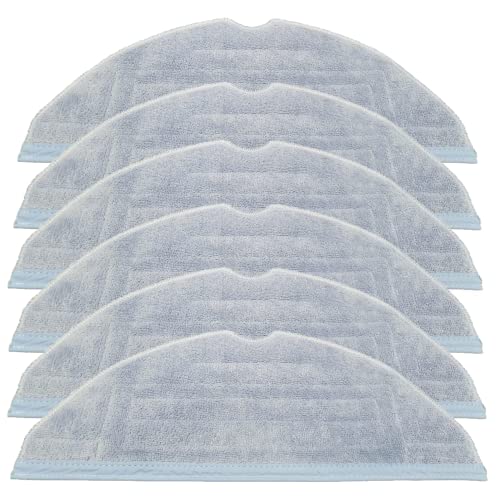 Replacement Mop Pads for Roborock S7/ S7+/ S7 MaxV/ S7 MaxV Plus/ S7 MaxV Ultra, Microfiber-Mop, Wipes (6 pieces)