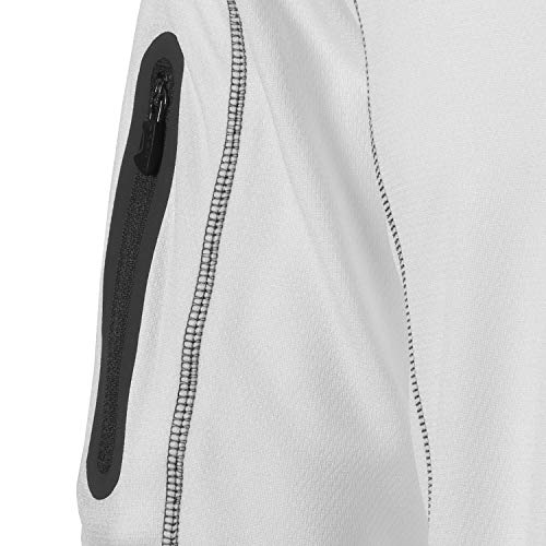 Columbia Omni-Wick Shotgun 1/4 Zip, White, Large