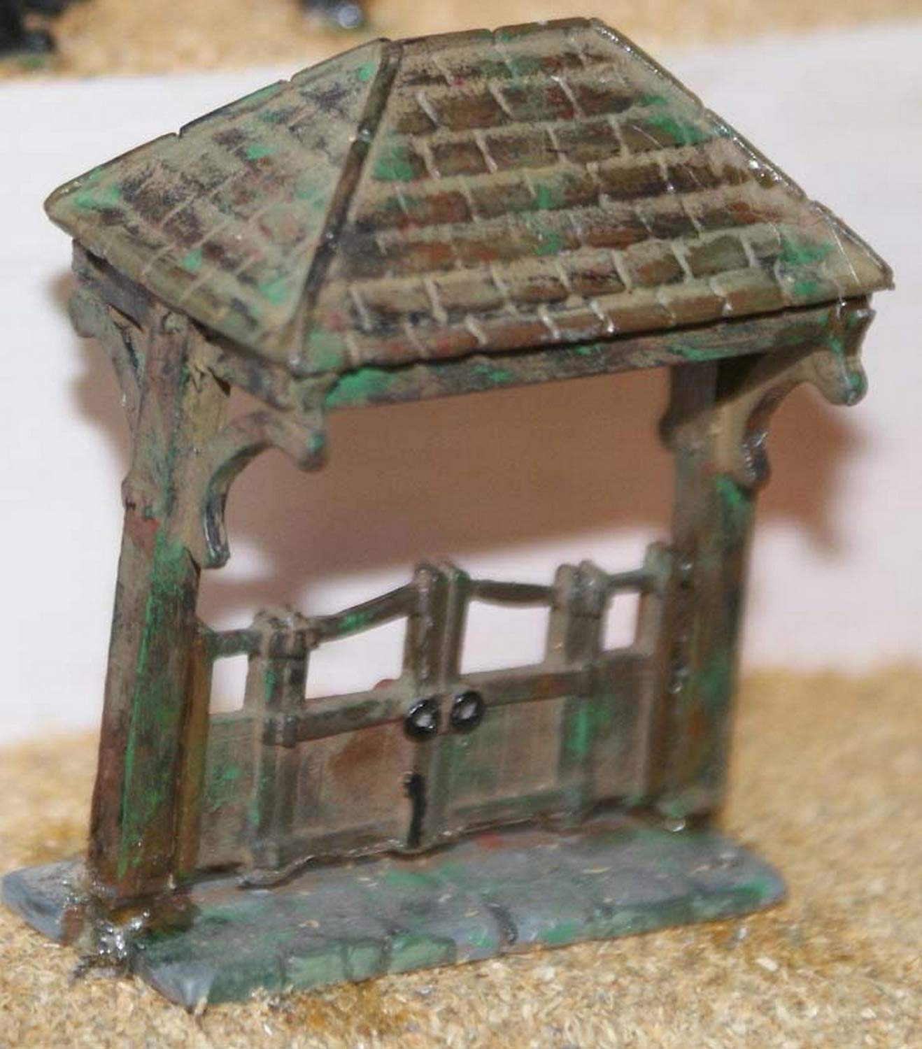 Langley Models Lych Gate Suitable for Churchyard OO Scale UNPAINTED Kit F40