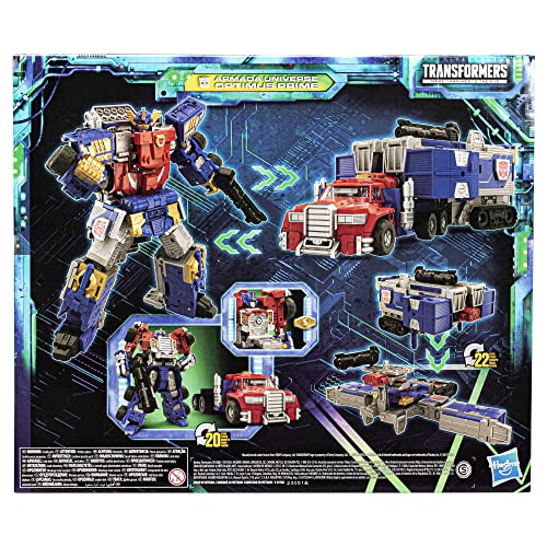 Transformers Toys Legacy Evolution Commander Armada Universe Optimus Prime Toy, 7.5-inch, Action Figure for Boys and Girls Ages 8 and Up