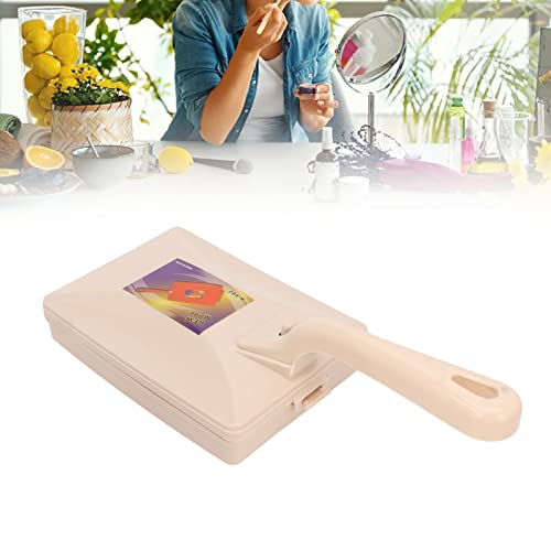 Handheld Carpet Sweeper, Double Roller Short Handle Dust Cleansing Brush Manual Sweeping Brush for Bed Clothes Desktop Carpet Sofa