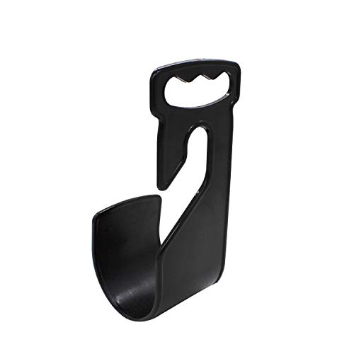 2 Pack Garden Hose Hanger Wall Mount Hose Holder Hook Fit To 25 50 75 100 150foot Hose (Large, Black)