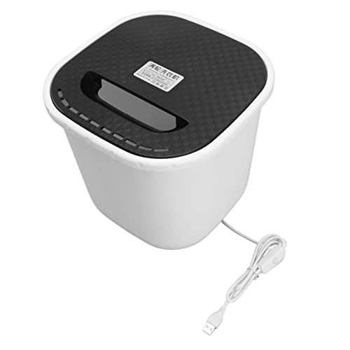 Janzoom Mini Washing Machine, Blue Light Cleaning Mini Underwear Washer 6L for Home for Travel