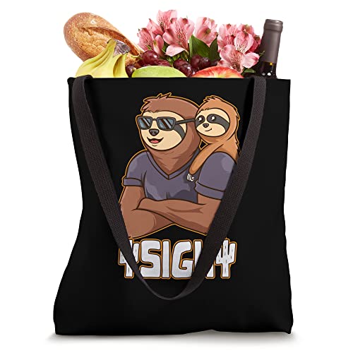 Sigh Sarcastic Dad Sarcasm Daddy Funny Parents Tote Bag
