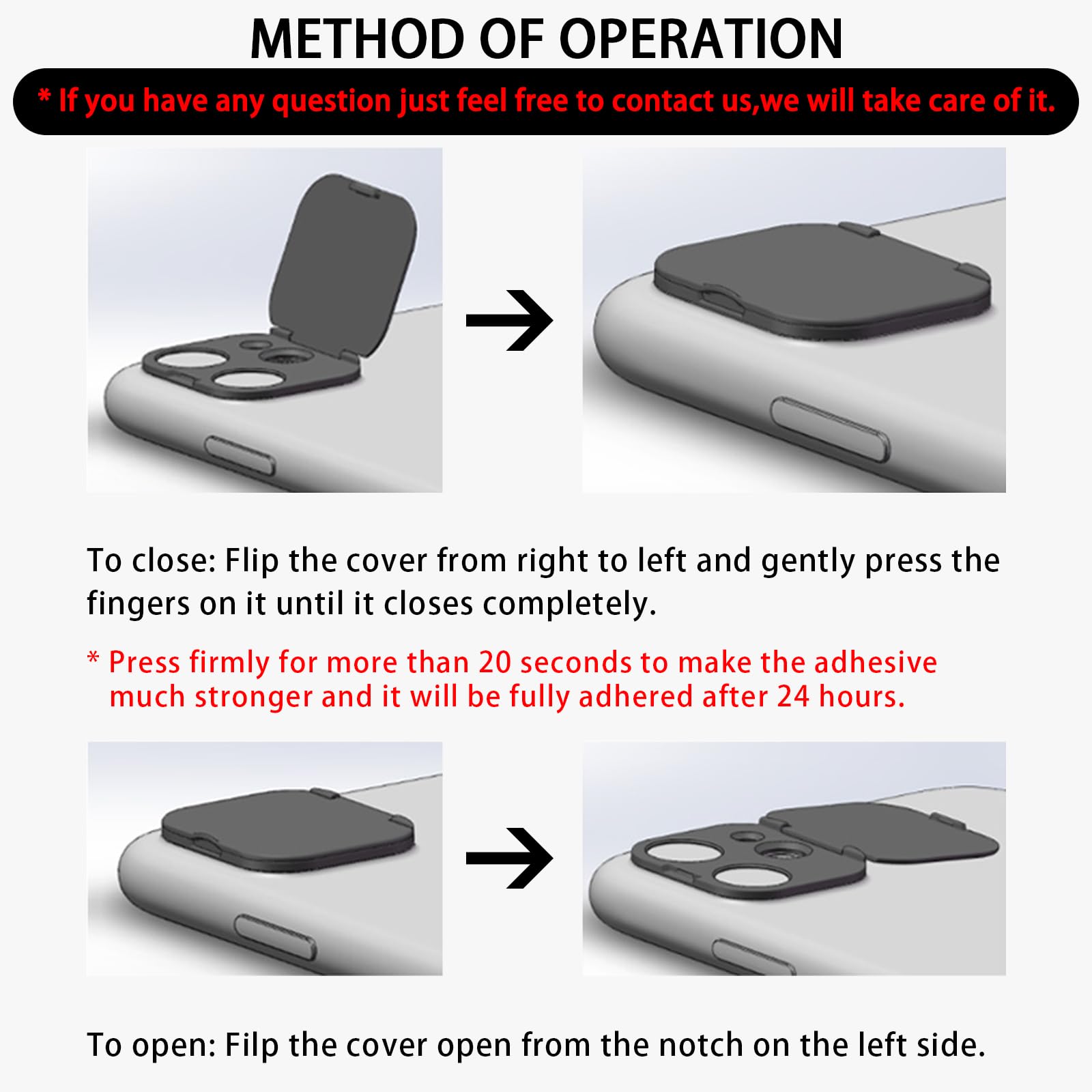EYSOFT Phone Camera Lens Cover Compatible for iPhone 13/iPhone 13 Mini,Camera Lens Protector to Protect Privacy and Security,Strong Adhesive