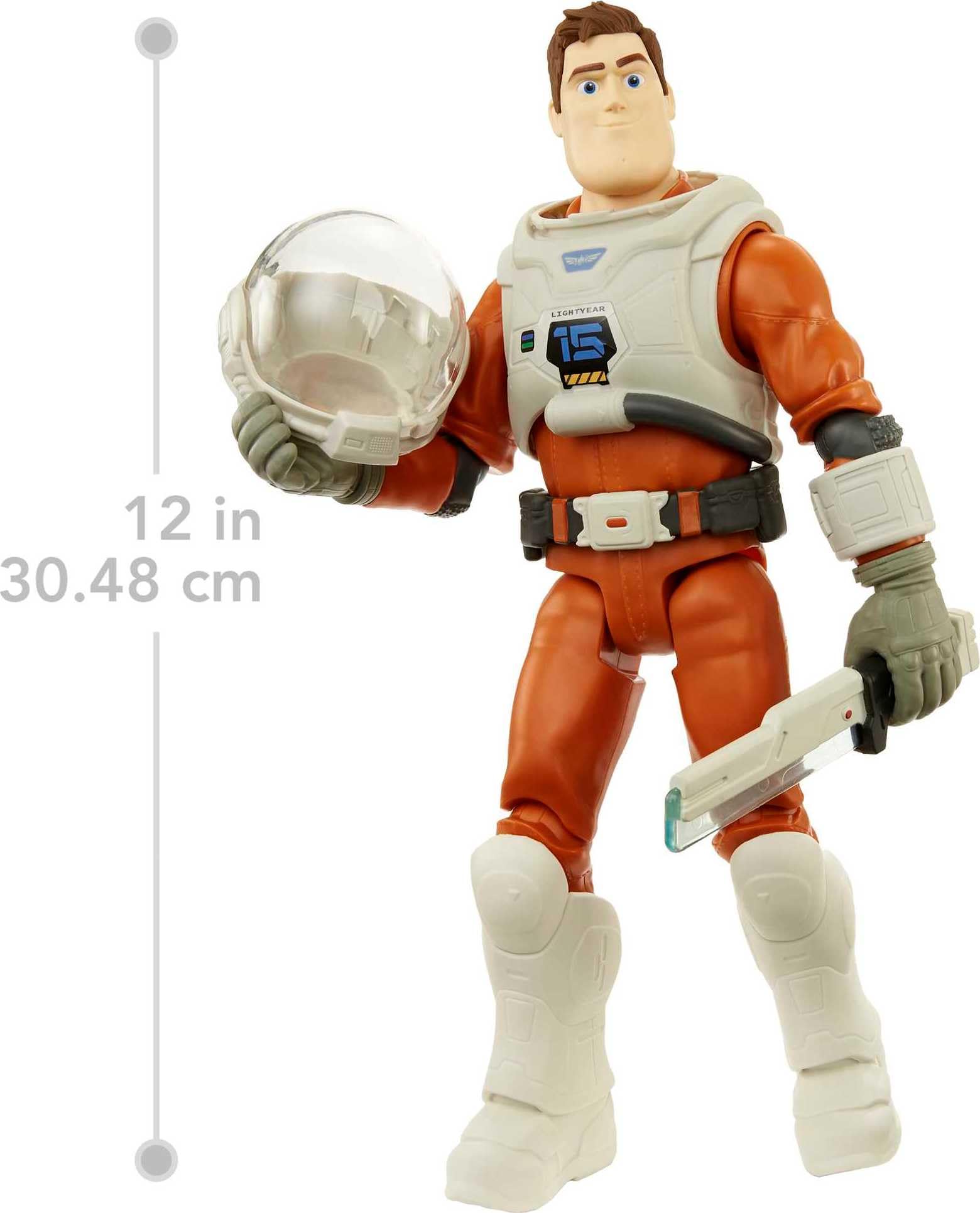 Mattel Disney and Pixar Lightyear Buzz Lightyear Action Figure & Accessories, Space Ranger Gear XL-01 Set, 11.6-inch & 14 Posable Joints