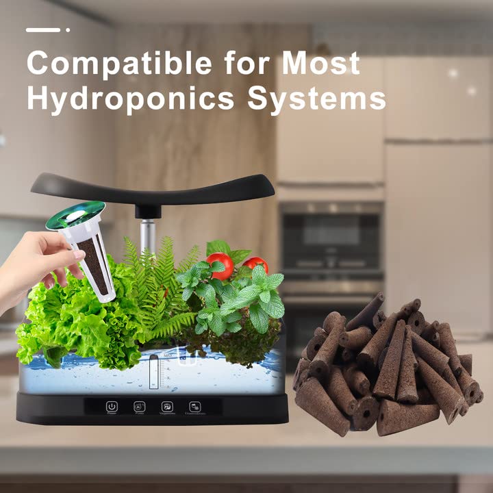 YBB 24 Sets Seed Pod Kit for Aerogarden, Hydroponics Grow Anything Kit Garden Seed Starting System Indoor Hydroponics Supplies with Seed Dispenser