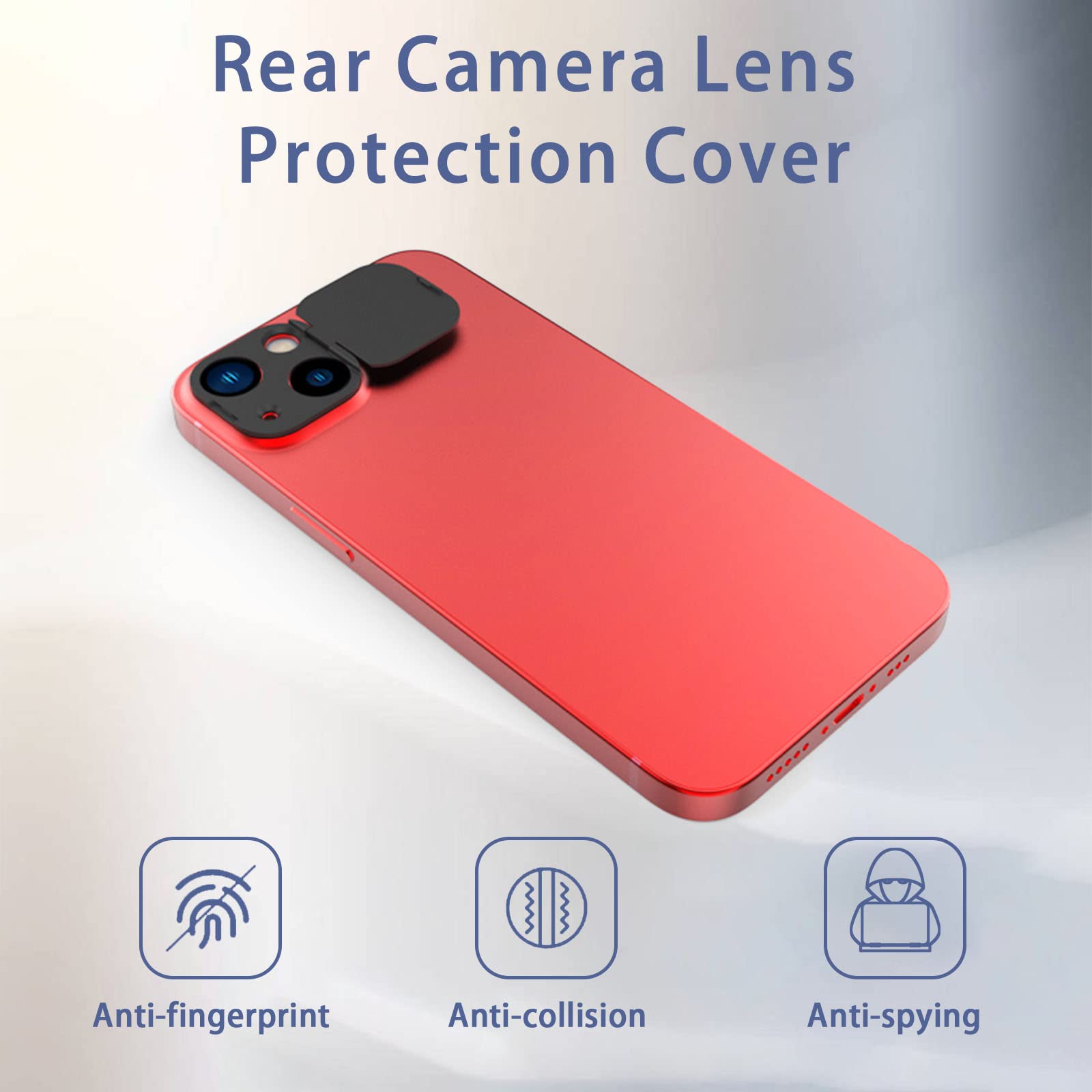 EYSOFT Phone Camera Lens Cover Compatible for iPhone 13/iPhone 13 Mini,Camera Lens Protector to Protect Privacy and Security,Strong Adhesive