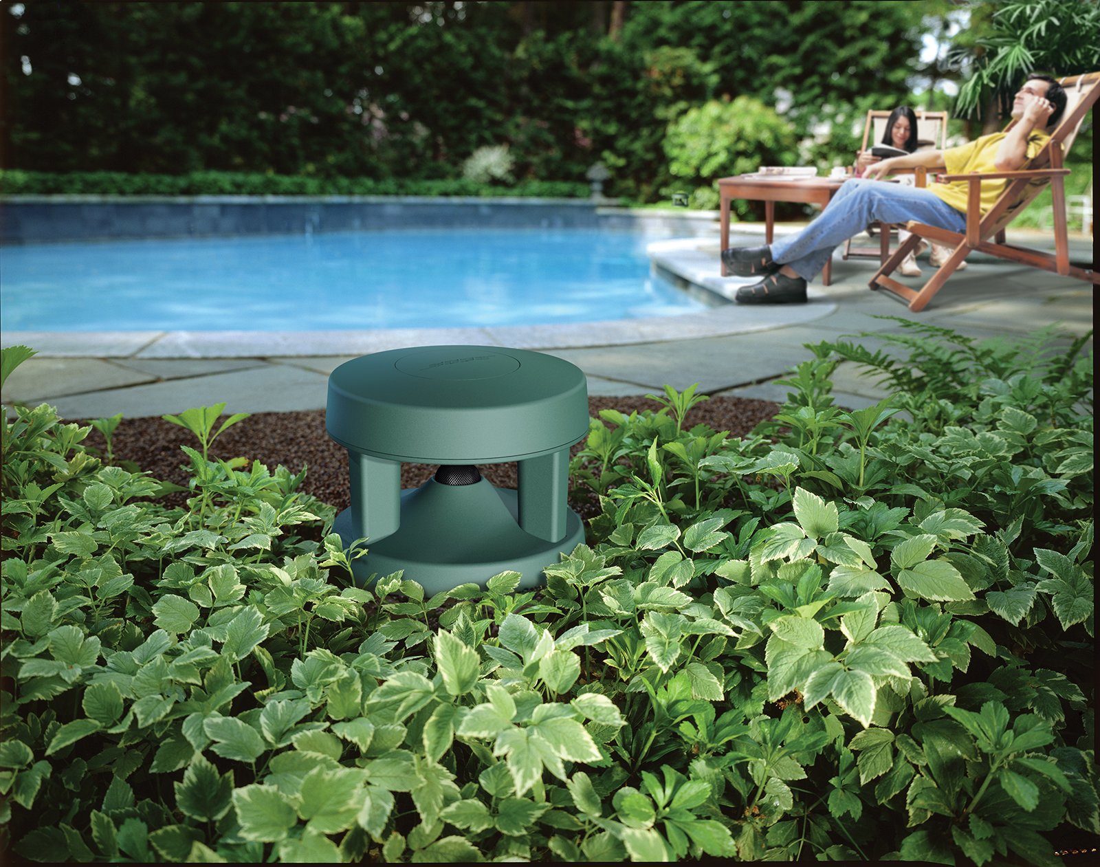 Bose Free Space 51 Speakers, Extraordinary Sound Outdoors from in-ground Speakers - Green