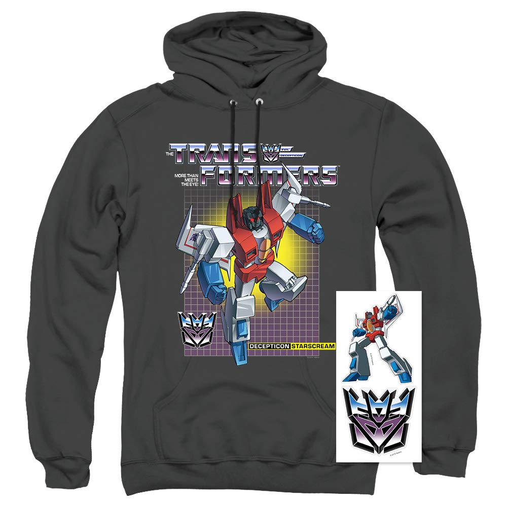 Popfunk Transformers Starscream Pullover Hoodie & Stickers (Small)