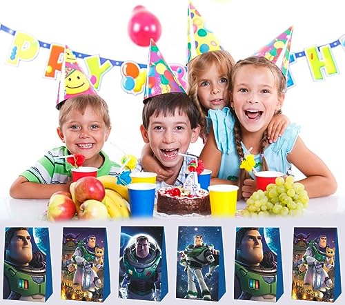 NF Orange 18pcs Buzz Lightyear Party Gift Bag,Birthday Party Decorations Supplies. (18 Counts)