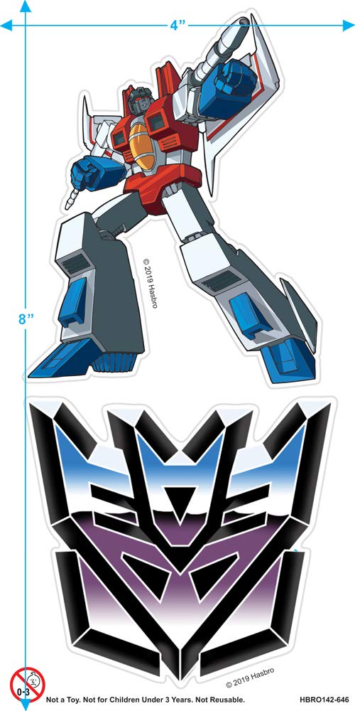 Popfunk Transformers Starscream Pullover Hoodie & Stickers (Small)