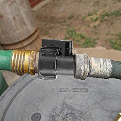 Cosweet 12 Pack 3/4'' Plastic Garden Hose Shut Off Valve- Standard Water Shutoff Valve Shut-Off Ball Valve Thread Connector Coupling for Telescopic Water Pipe Water Gun Valve Control
