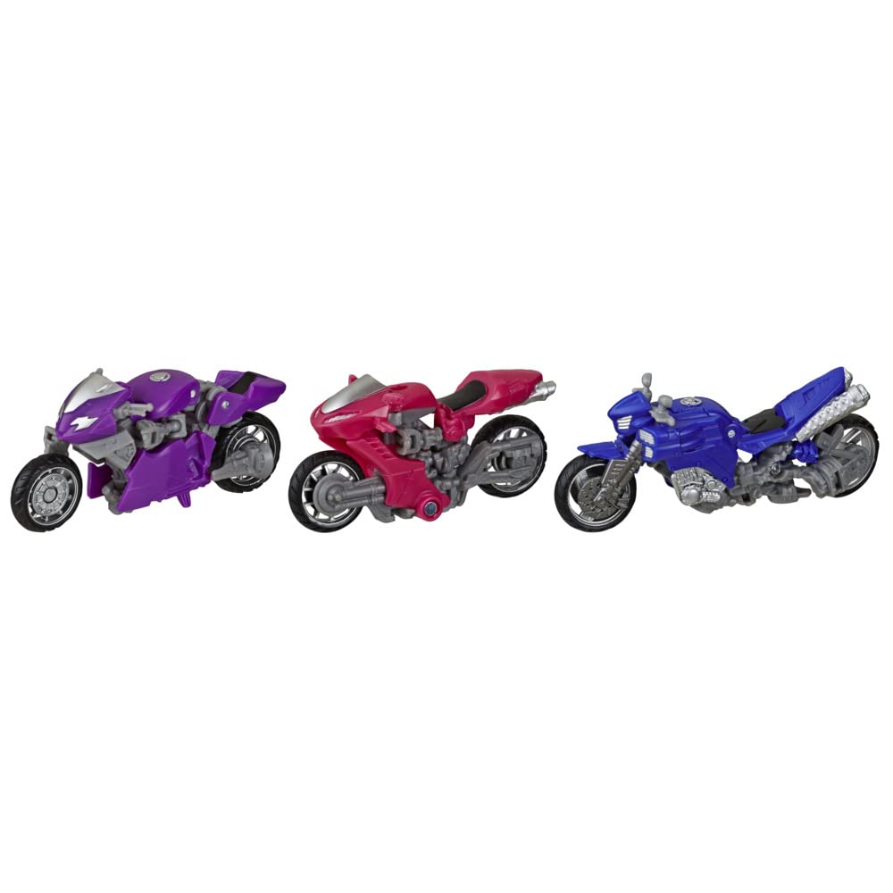 Transformers Toys Studio Series 52 Deluxe Revenge of The Fallen Movie Arcee Chromia Elita-1 Action Figure 3 Pack, 4.5"