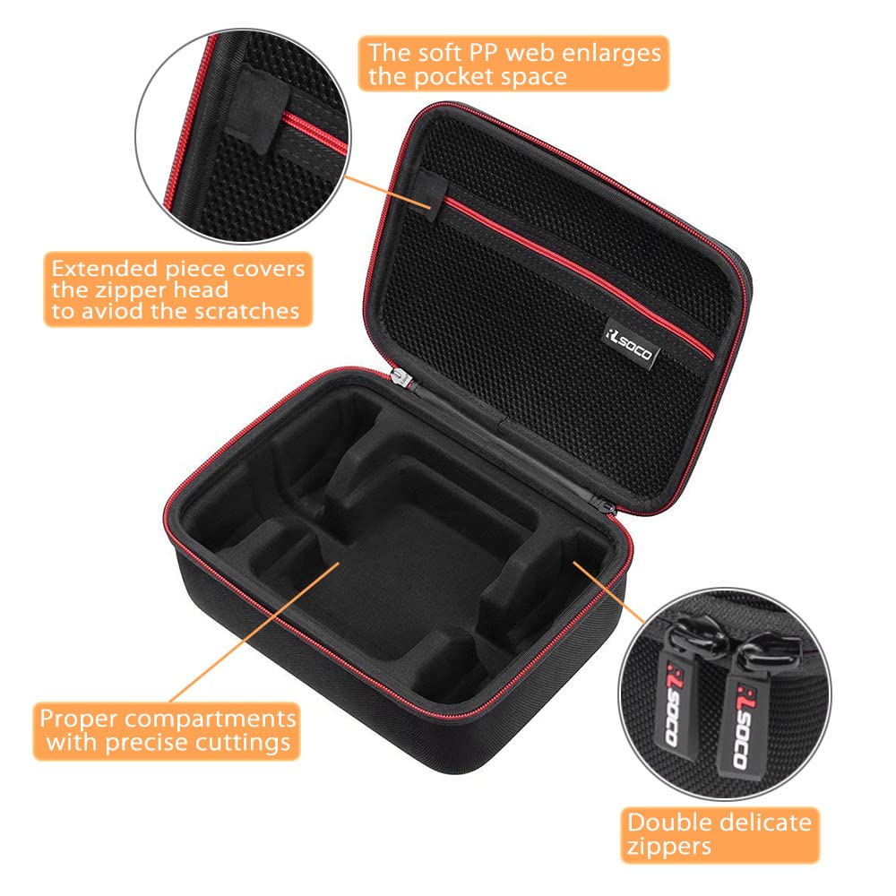 RLSOCO Carrying Case for Nintendo Entertainment System NES Classic Edition/Super NES Classic Mini, Protective Storage Case for Console and Controller(Case Only)
