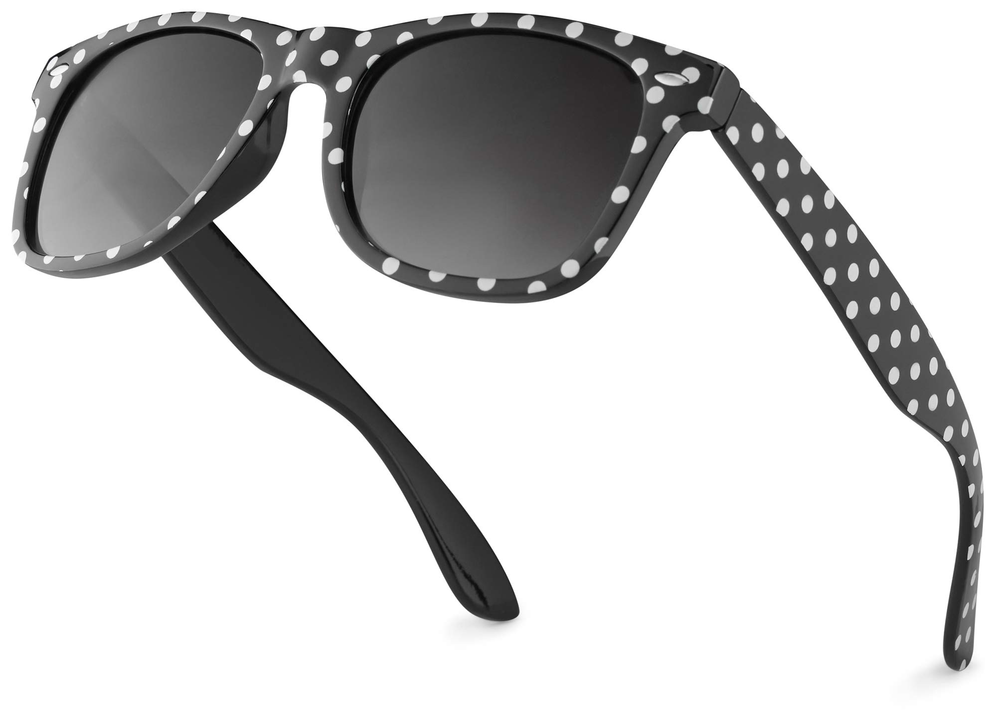 Retro Rewind Polka Dot Vintage Fashion Sunglasses for Women UV400 Trendy Fun Print Sun Glasses