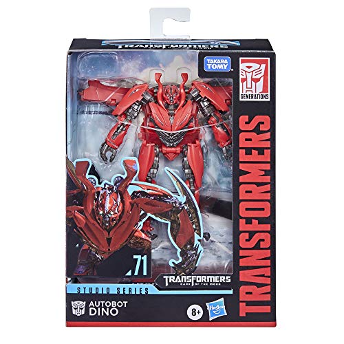 Transformers Toys Studio Series 71 Deluxe Class Dark of The Moon Autobot Dino Action Figure - Ages 8 and Up, 4.5-inch
