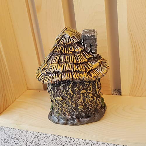 Fairy Garden Forest Figurine, Fairy House, Resin Miniature, 4"