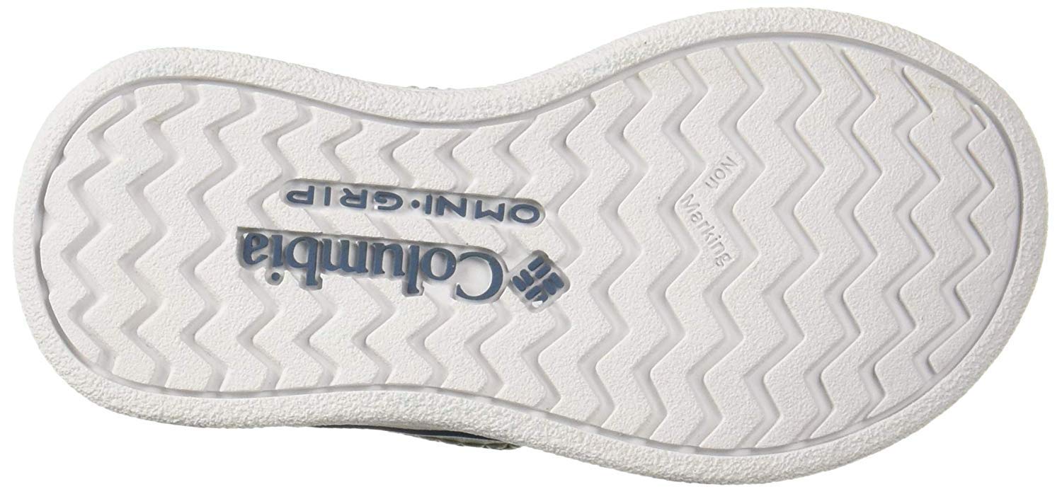 Columbia unisex child Youth Bahamaâ„¢ Pfg Uniform Dress Shoe, Pebble, White, 6 Big Kid US
